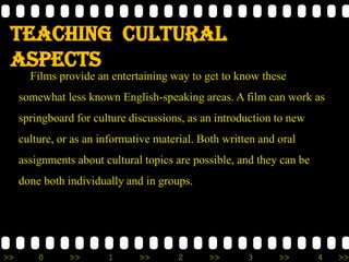 The use of movies in language teaching | PPTX