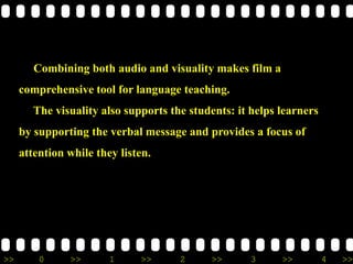 The use of movies in language teaching | PPTX