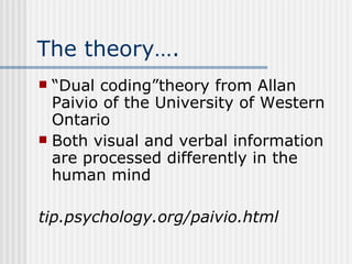 The Use Of Non Linguistic Representations | PPT