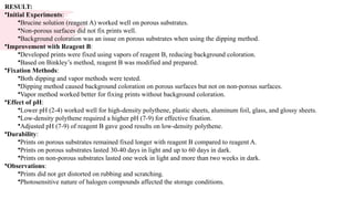 The use of Oil Red O in sequence. And iodine fuming,Journal review ...