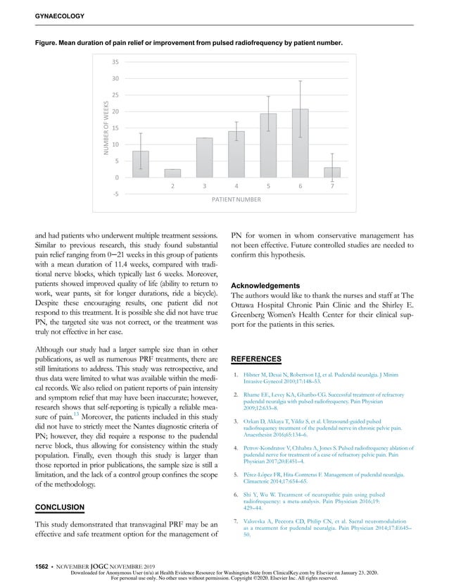 The use of pulsed radiofrequency for the treatment of pudendal neuralgia a case series | PDF