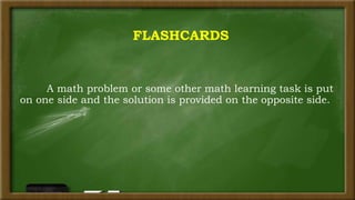 The use of self correcting materials (strategy in teaching math) | PPT