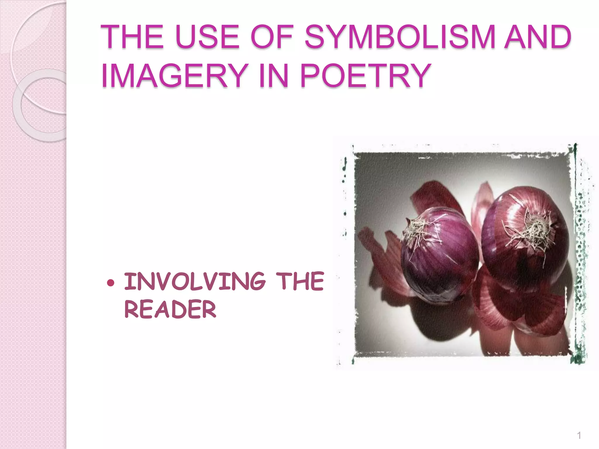 The Use of Symbolism and Imagery in Modernist Poetry | PPTX