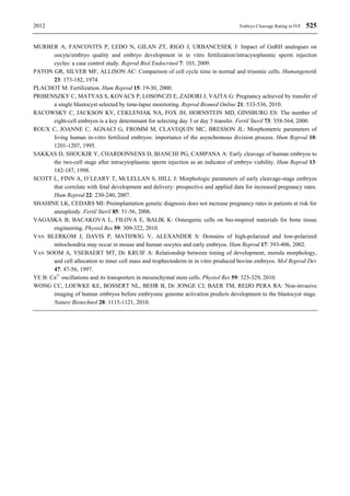 The use of time lapse photography in an in vitro fertilization ...