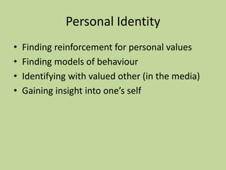 The uses and gratification theory | PPTX