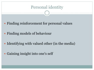 The uses and gratification theory | PPTX