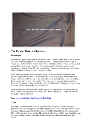 The Uses for Nylon and Polyester.pdf