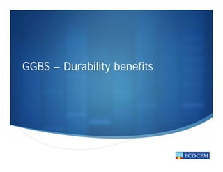 Benefits of using GGBS cement in large concrete pours | PDF