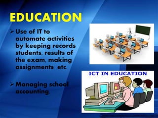 The uses of ict in our society | PPTX