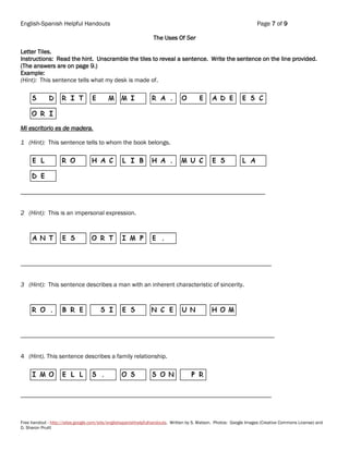 The uses of ser | PDF