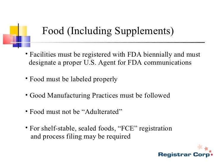 The U.S. FDA Food Safety Modernization Act (For Exporters To The Us)