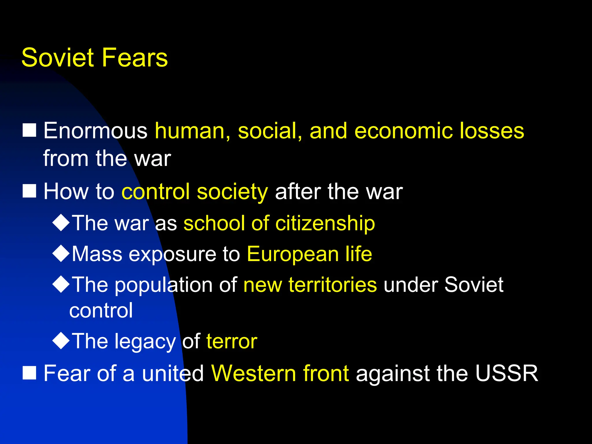 The USSR in the Cold War.pptxsddsdfvsdfsdfsdfs | PPTX