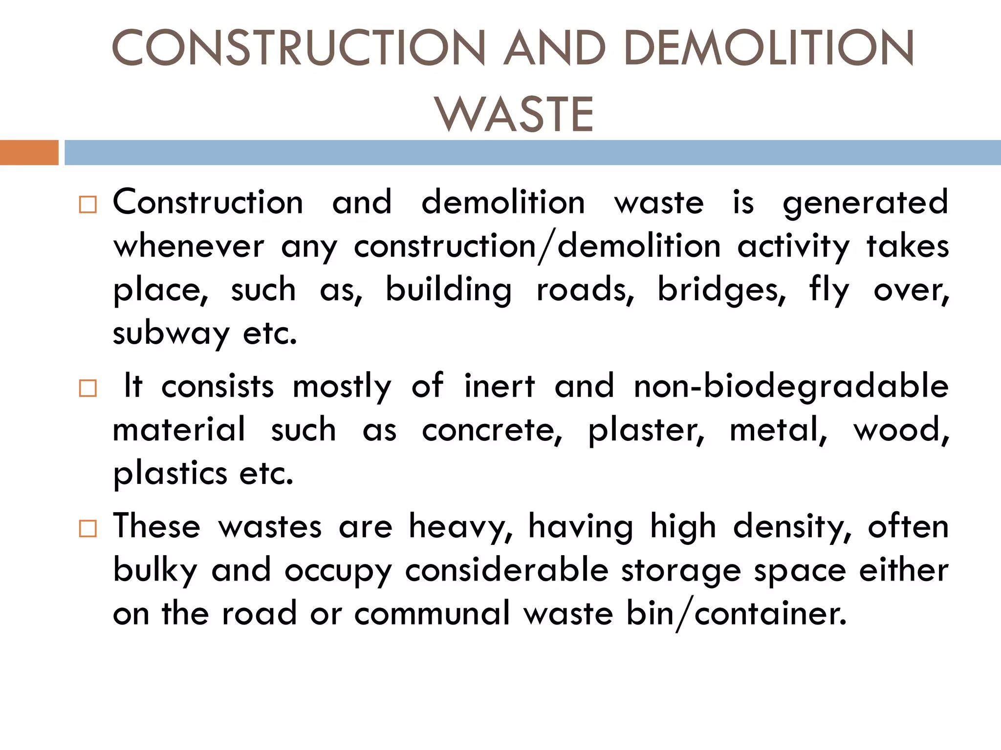 The utilisation of waste material in the road | PPTX