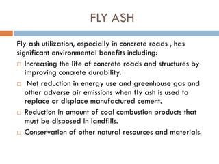 The utilisation of waste material in the road | PPTX