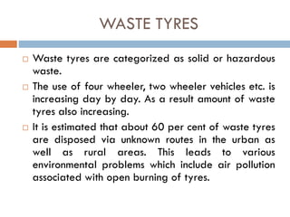 The utilisation of waste material in the road | PPTX