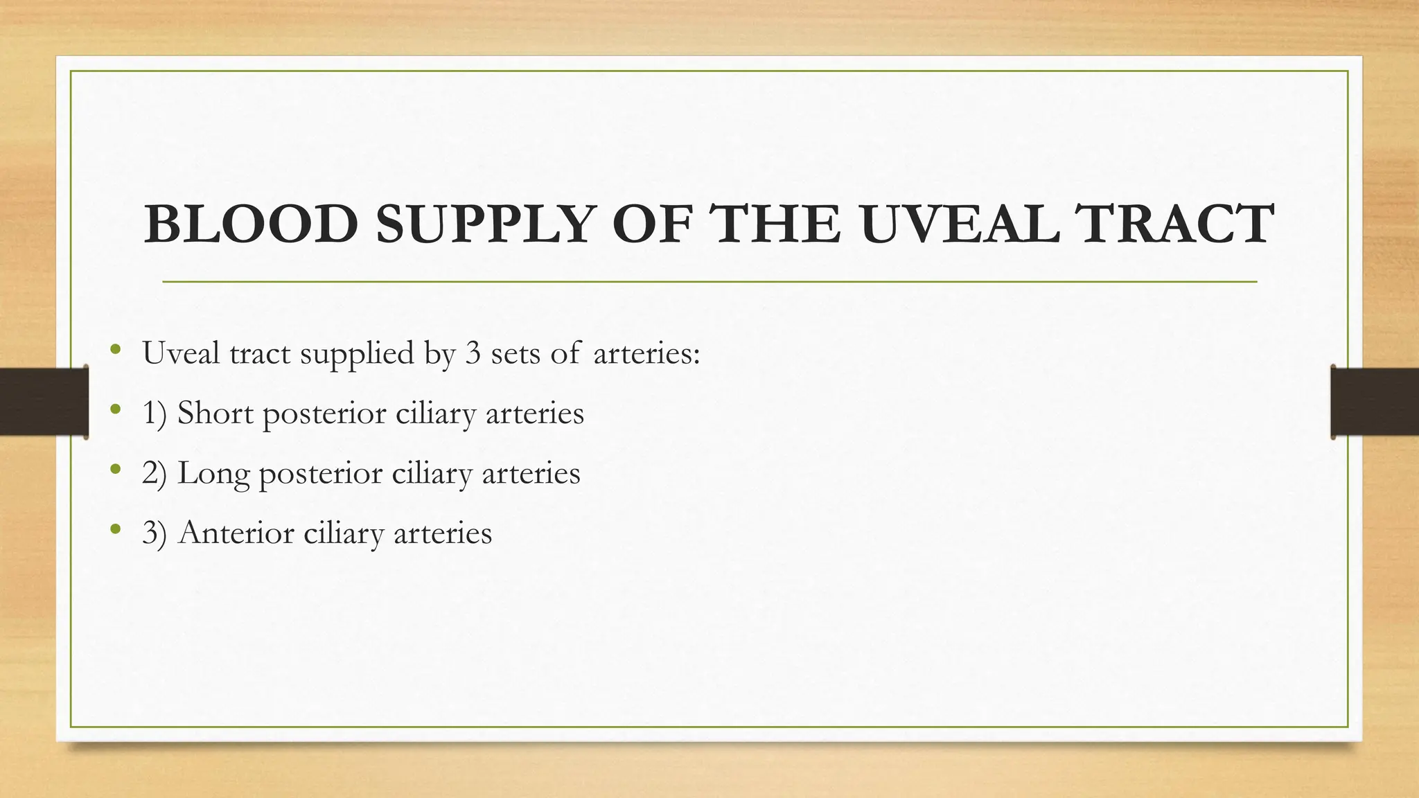 THE ANATOMY OF THE UVEAL TRACT PRESENTATION | PDF