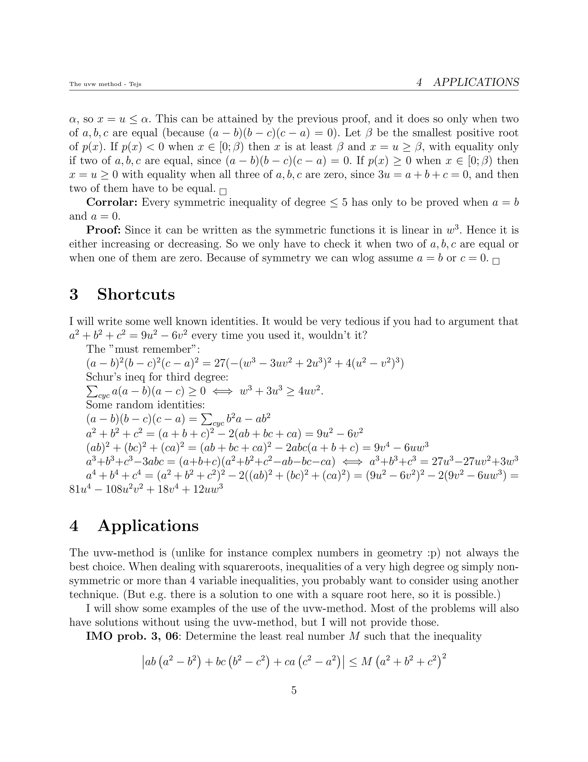 The uvw method | PDF