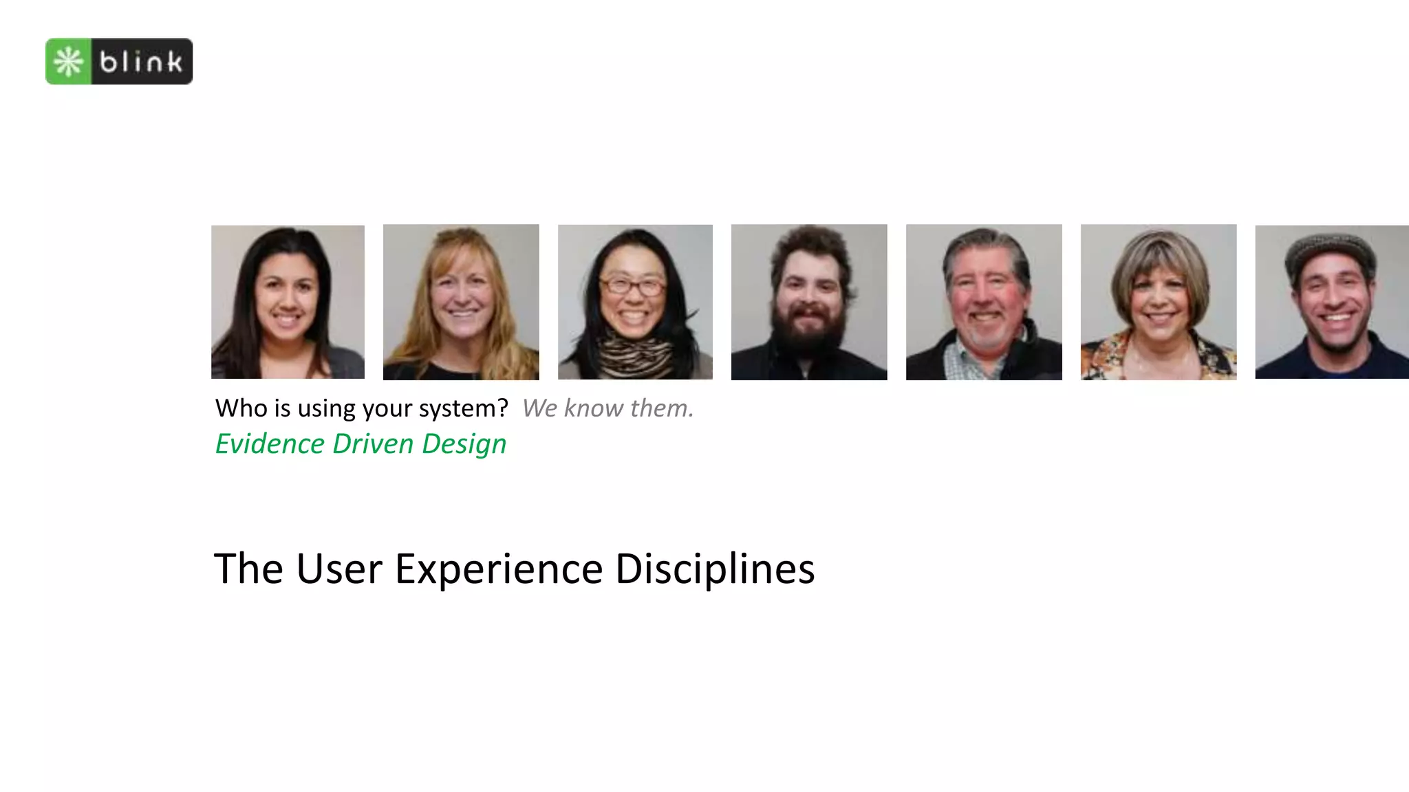 The UX Disciplines | PPTX