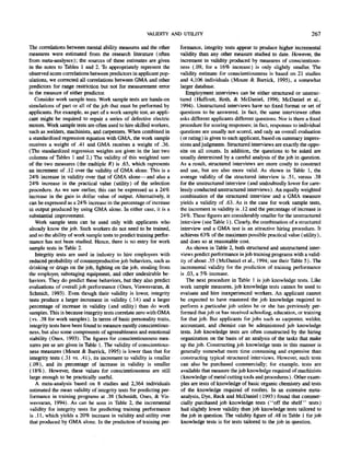 The validity and utility of selection methods in personnel psychology | PDF