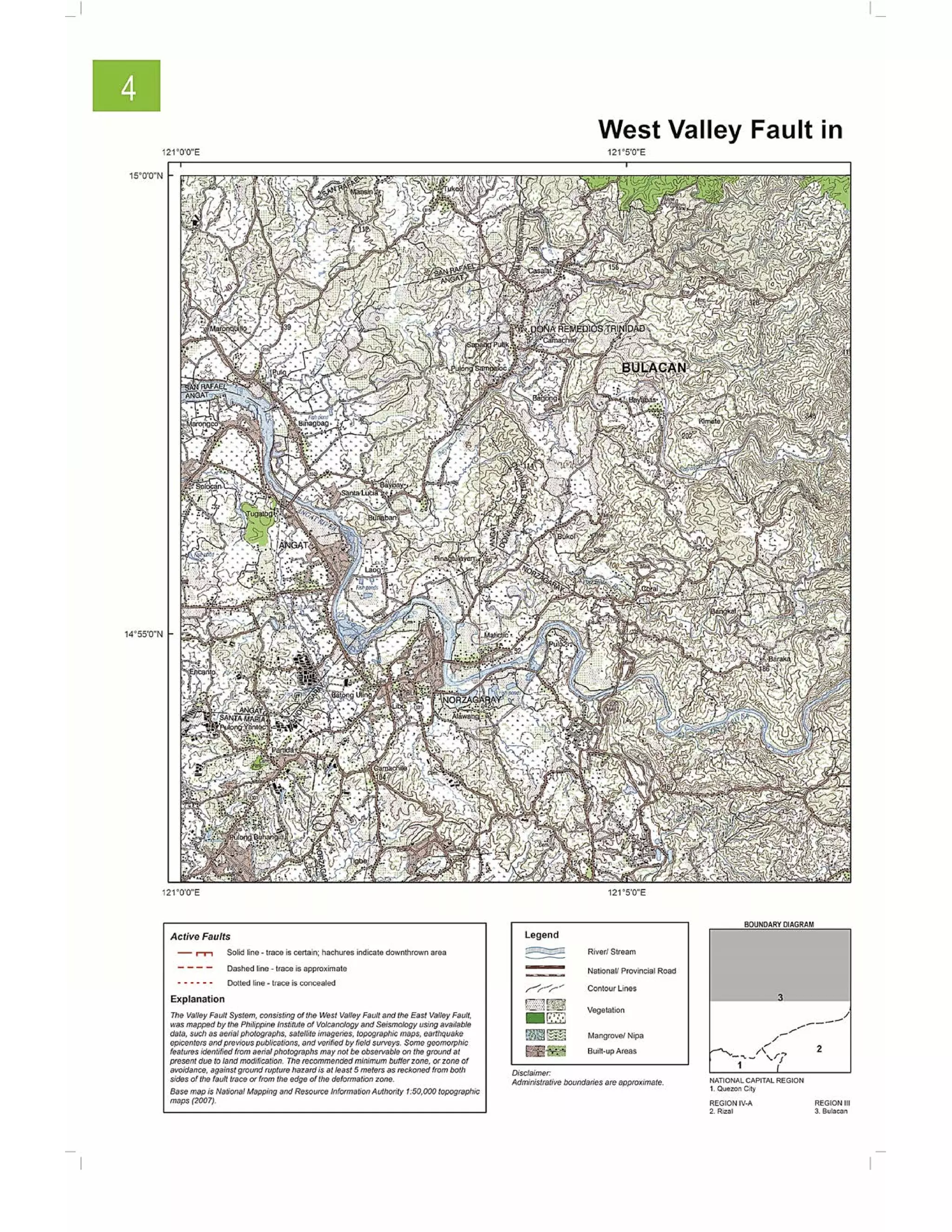The Valley Fault System in the Greater Manila Area Atlas - DOST ...