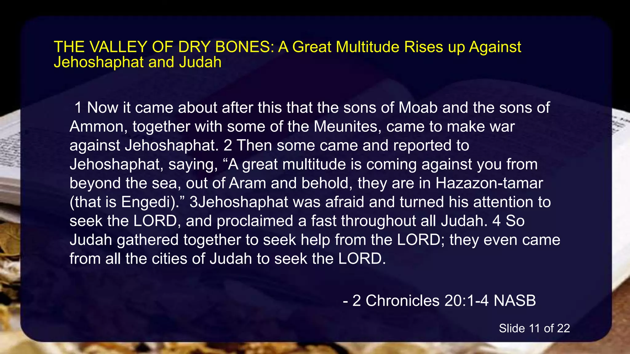 The valley of dry bones | PPTX