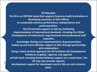The value and benefit of supreme audit institutions as enablers of good ...