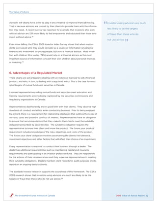 The Value Of Advice | PDF