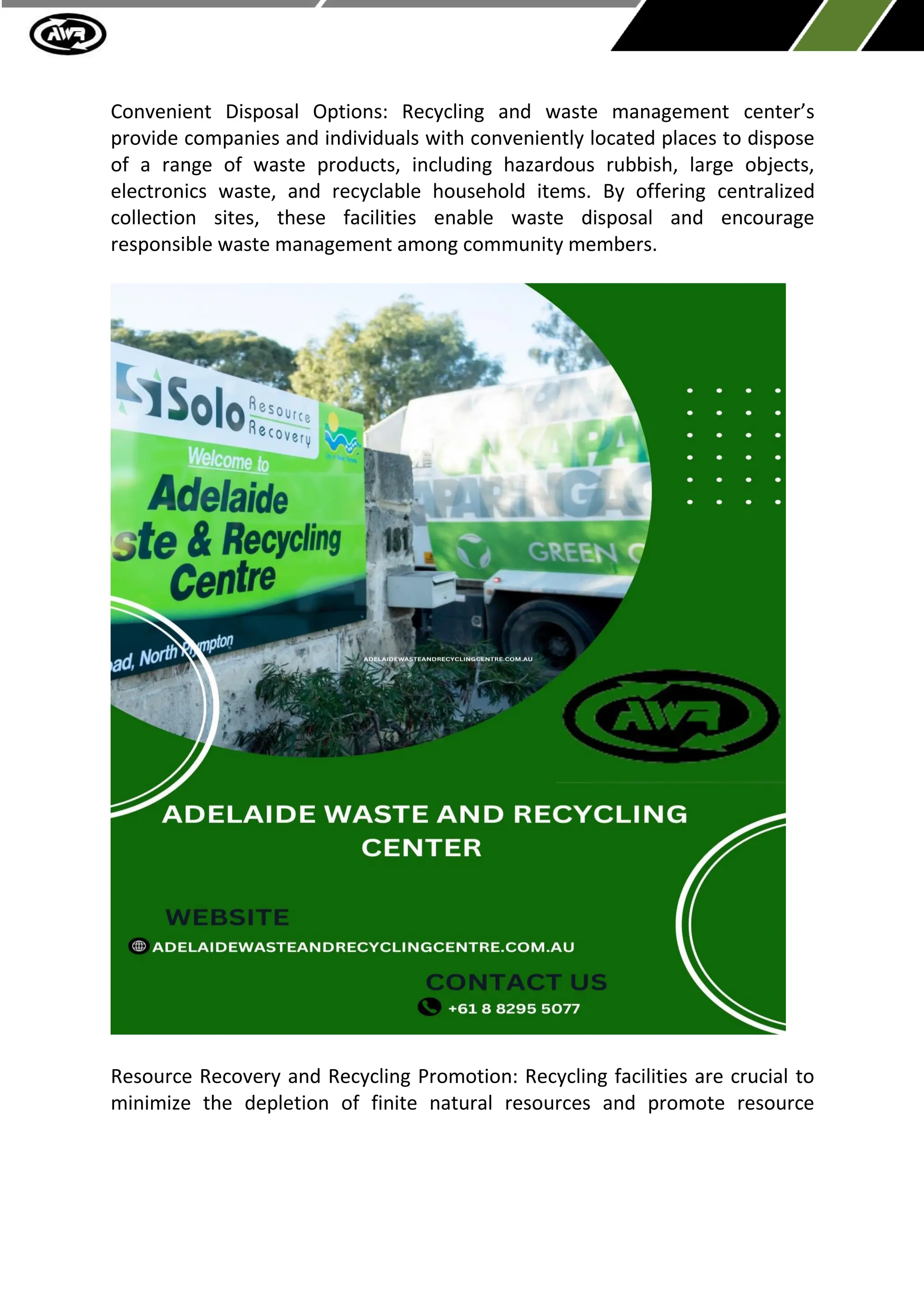 The Value of a Waste and Recycling Centre and Why It's Crucial to Use a ...