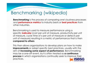 The value of benchmarking software projects | PPT