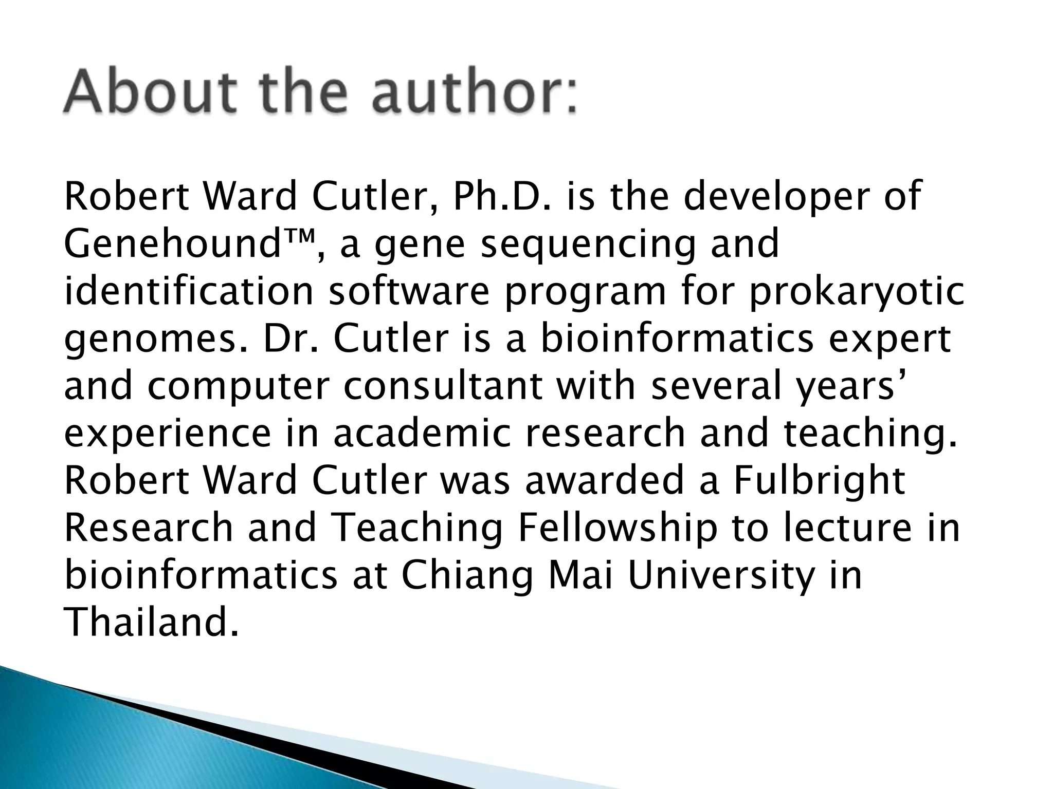 The Value of Bioinformatics Software | PPTX