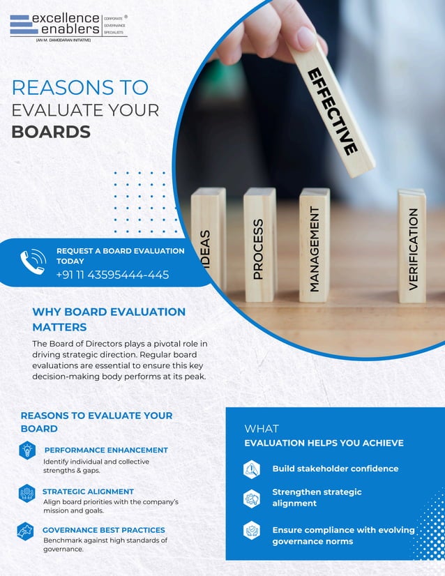 Board Evaluation Services by Excellence Enablers | PDF