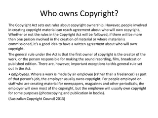 The value of copyright in the creative industries | PPT