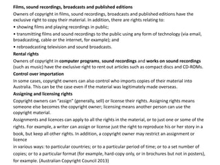 The value of copyright in the creative industries | PPT