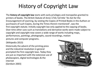 The value of copyright in the creative industries | PPT