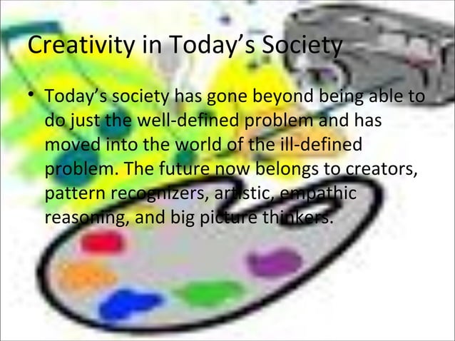 The value of creativity part 1 | PPT