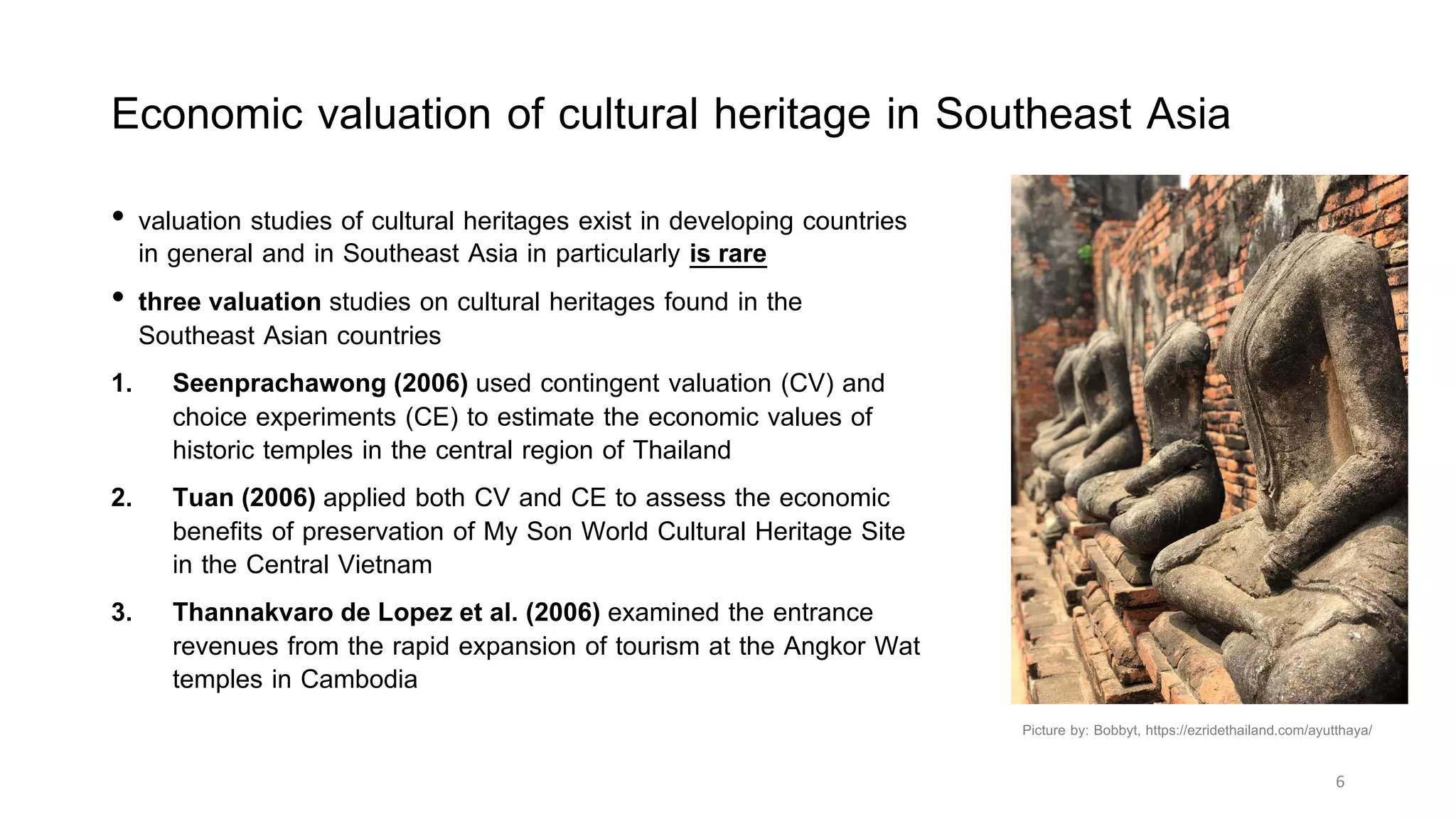 The value of cultural heritage sites in southeast | PDF