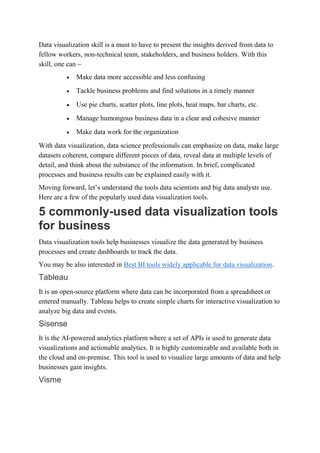 The Value of Data Visualization for Data Science Professionals.pdf