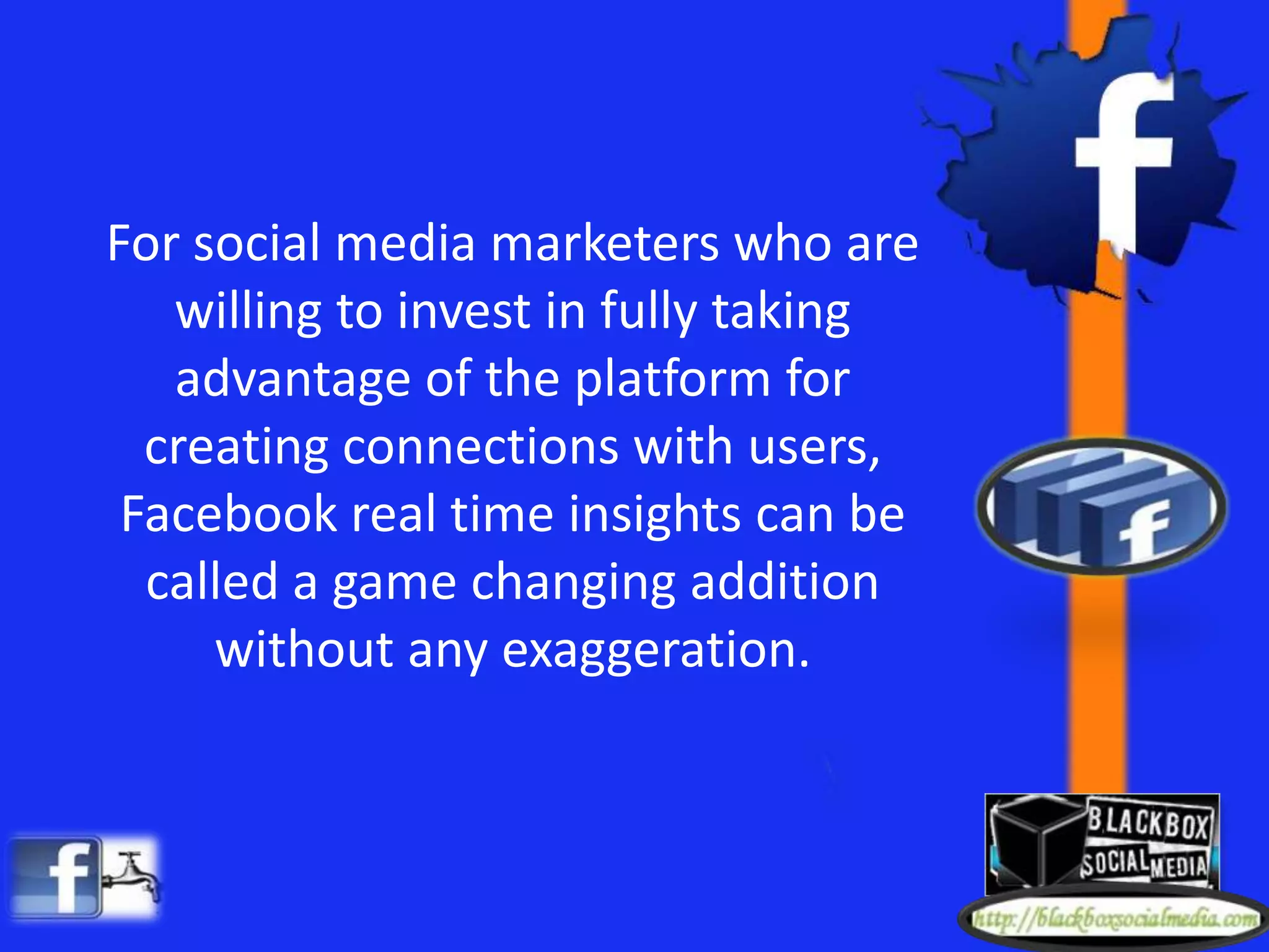 The value of facebook real time insights | PPTX | Social Networking ...