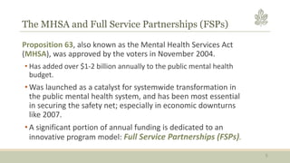 System Innovation in California: The Impact of MHSA | PDF | Mental ...