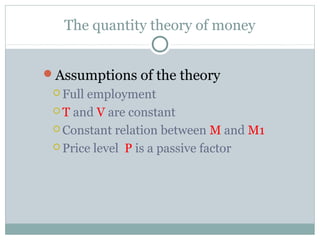 The value of money (2) | PPT