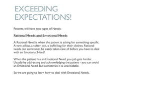 The value of outstanding patient care | PPTX