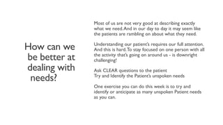 The value of outstanding patient care | PPTX