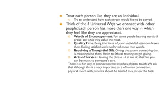The value of outstanding patient care | PPTX