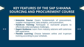 The Value of SAP S4HANA Sourcing and Procurement Course.pptx