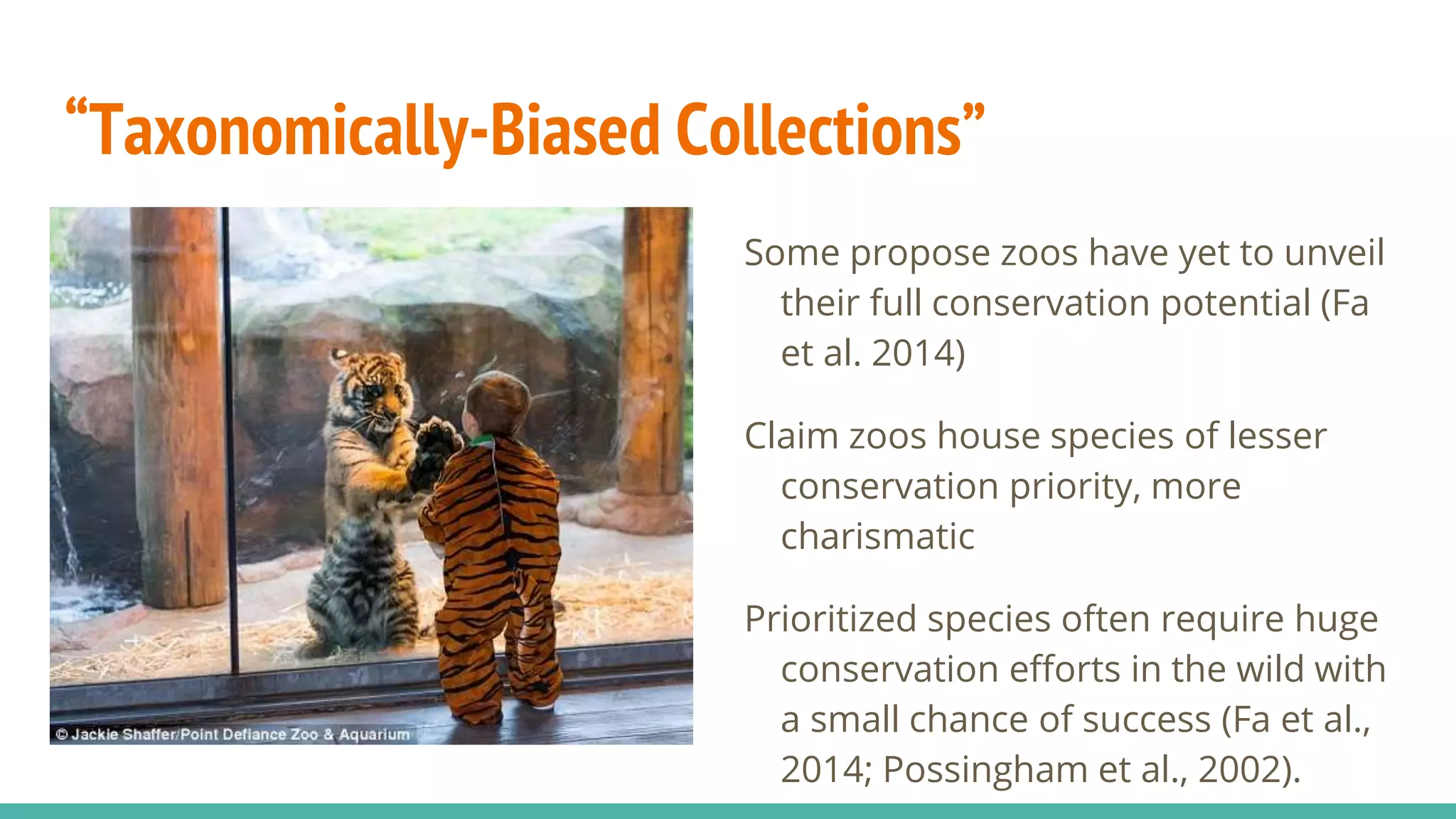 The Value of Zoos for Science and Conservation | PPTX