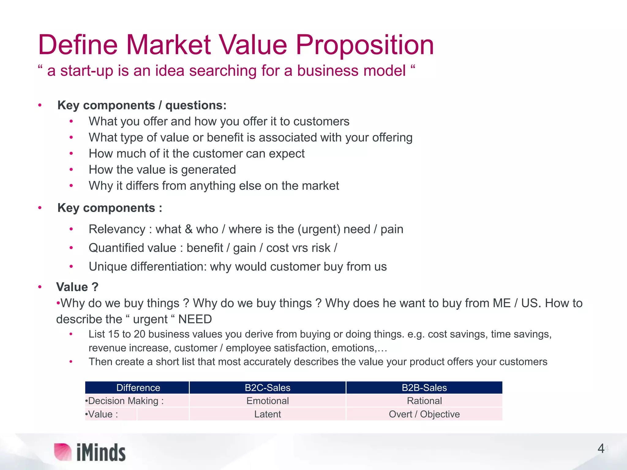 The value proposition builder | PDF