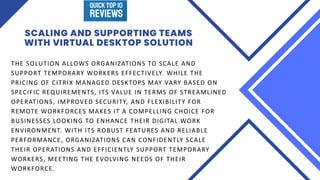 The Value Proposition of Citrix Managed Desktops Assessing Its ...