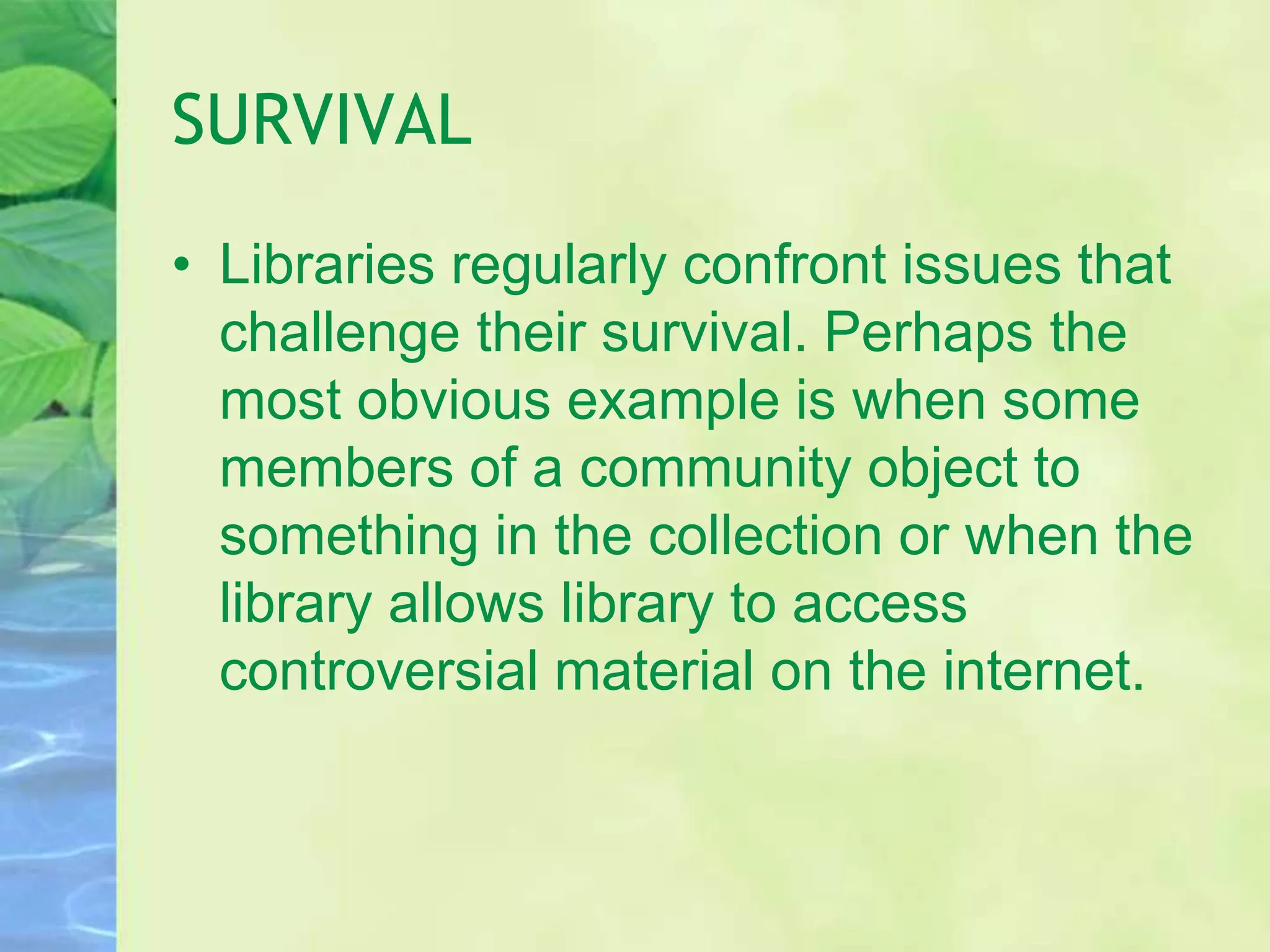 The values and ethics of library and information | PPTX