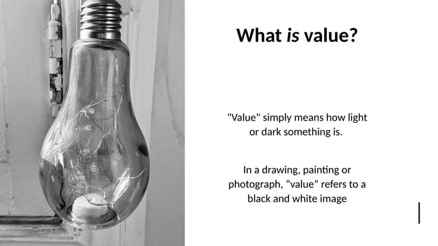 Presentation for Value Scale Art Lesson 1 | PPTX