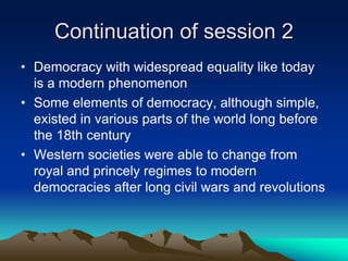 The Values of Democracy and representation.ppt